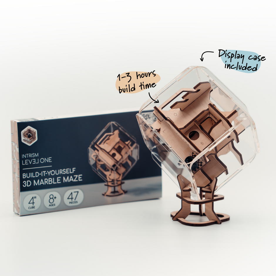 Intrism Level One - Marble Maze & Fidget Toy That You Build Yourself
