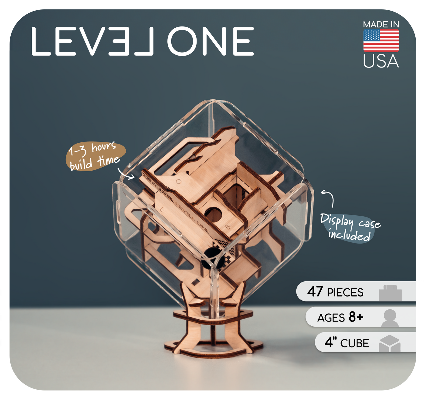 Intrism Level One - Marble Maze & Fidget Toy That You Build Yourself