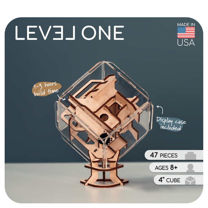 3D Wooden Puzzles | Intrism | Marble Mazes to Build, Play & Display