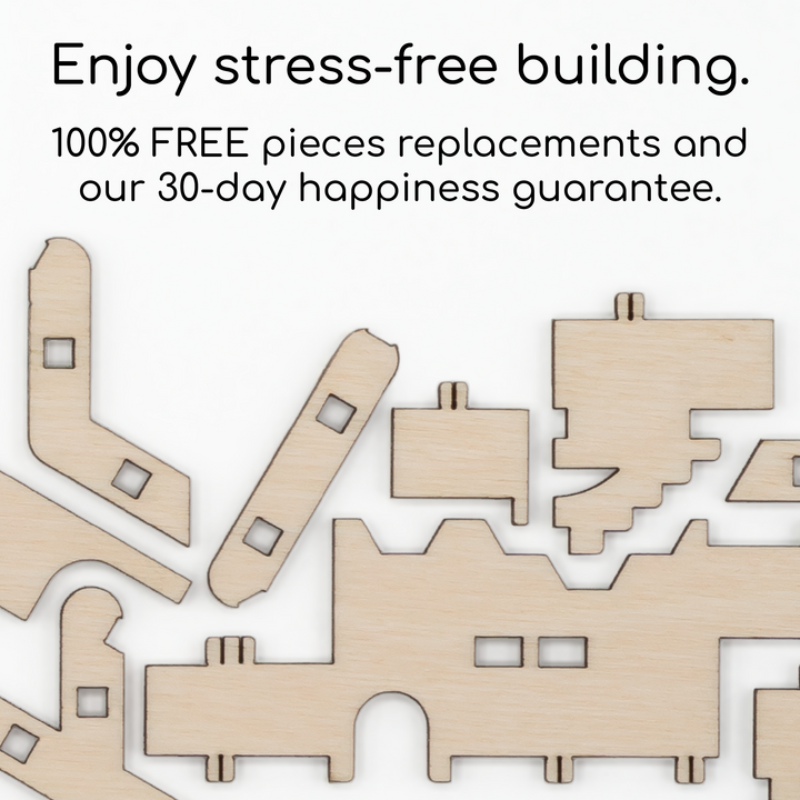 Intrism Icon - Hexagonal marble maze assembly kit