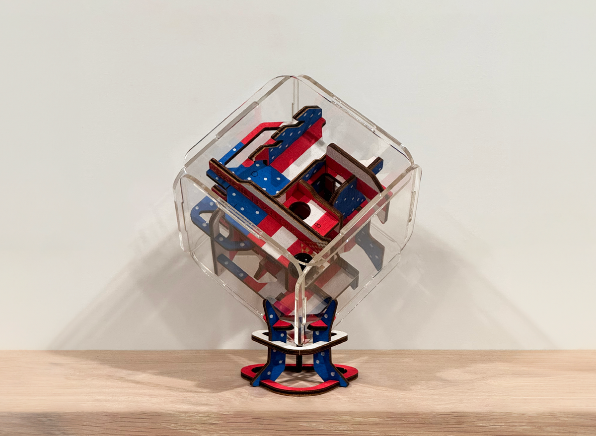 Intrism Level One - Marble Maze & Fidget Toy That You Build Yourself