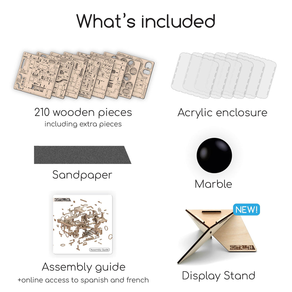 Intrism Pro | 3D Wooden Puzzle for Adults